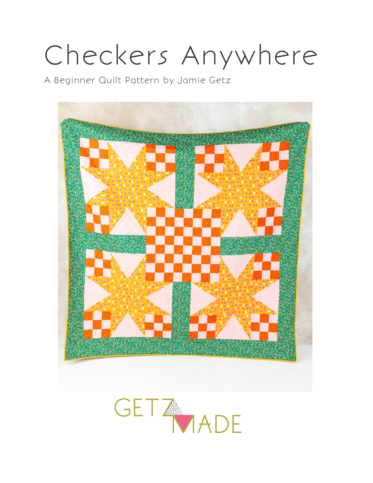 Checkers Anywhere Quilt Pattern – GETZ MADE